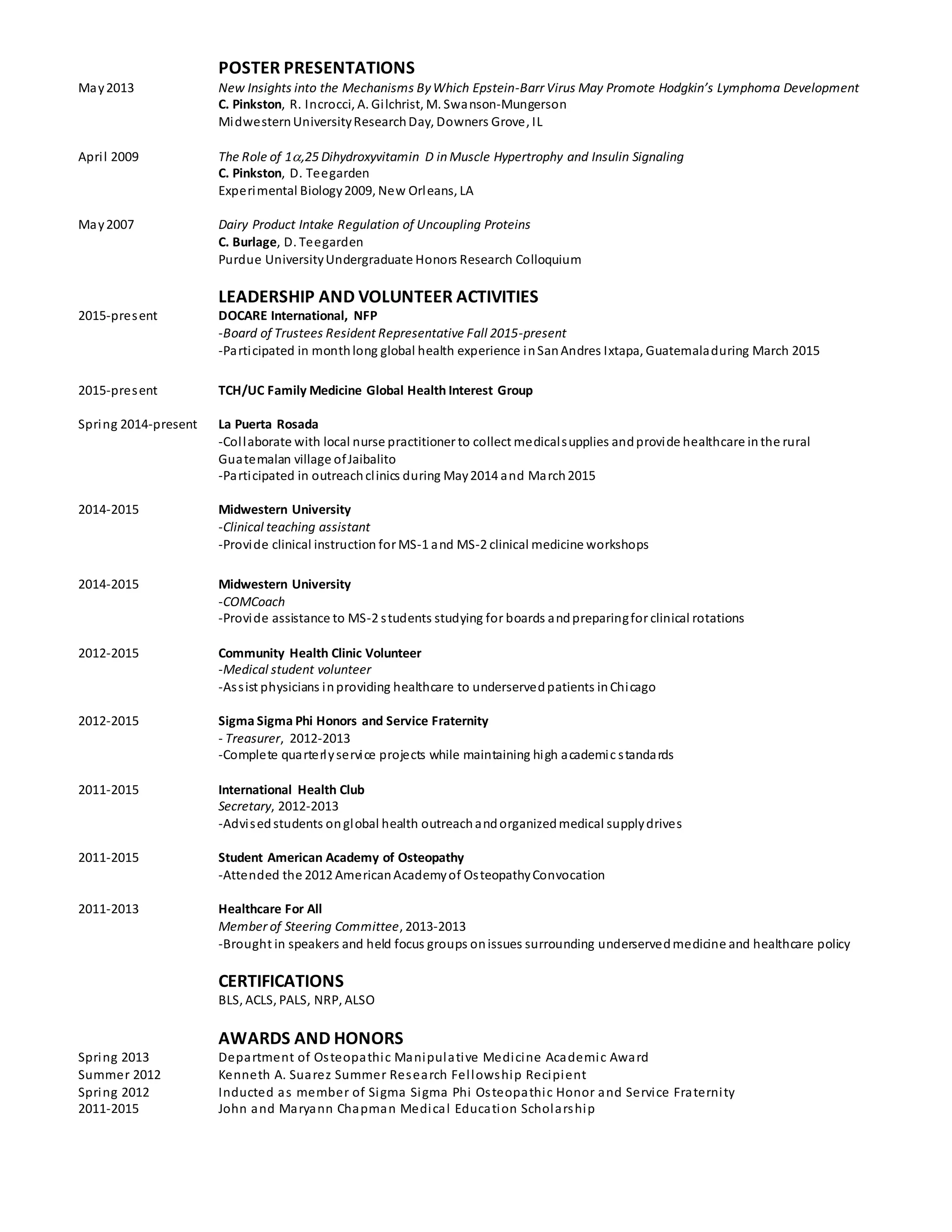 Detailed CV 2015 | DOCX