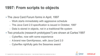 Java Card, 15 years later | PPT