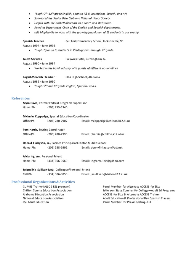 Pamela Bearden Resume GSU 2016 | PDF