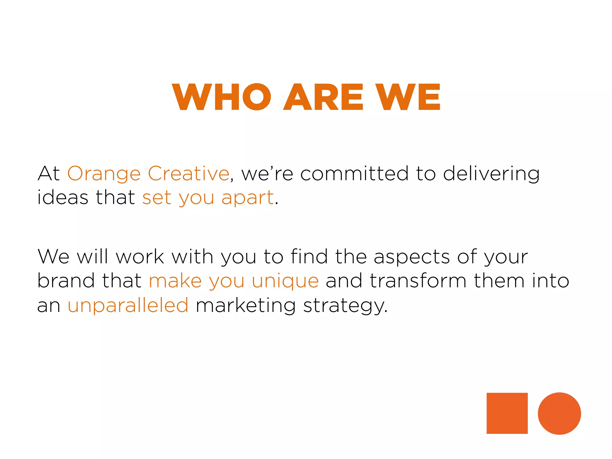 orange presentation | PDF