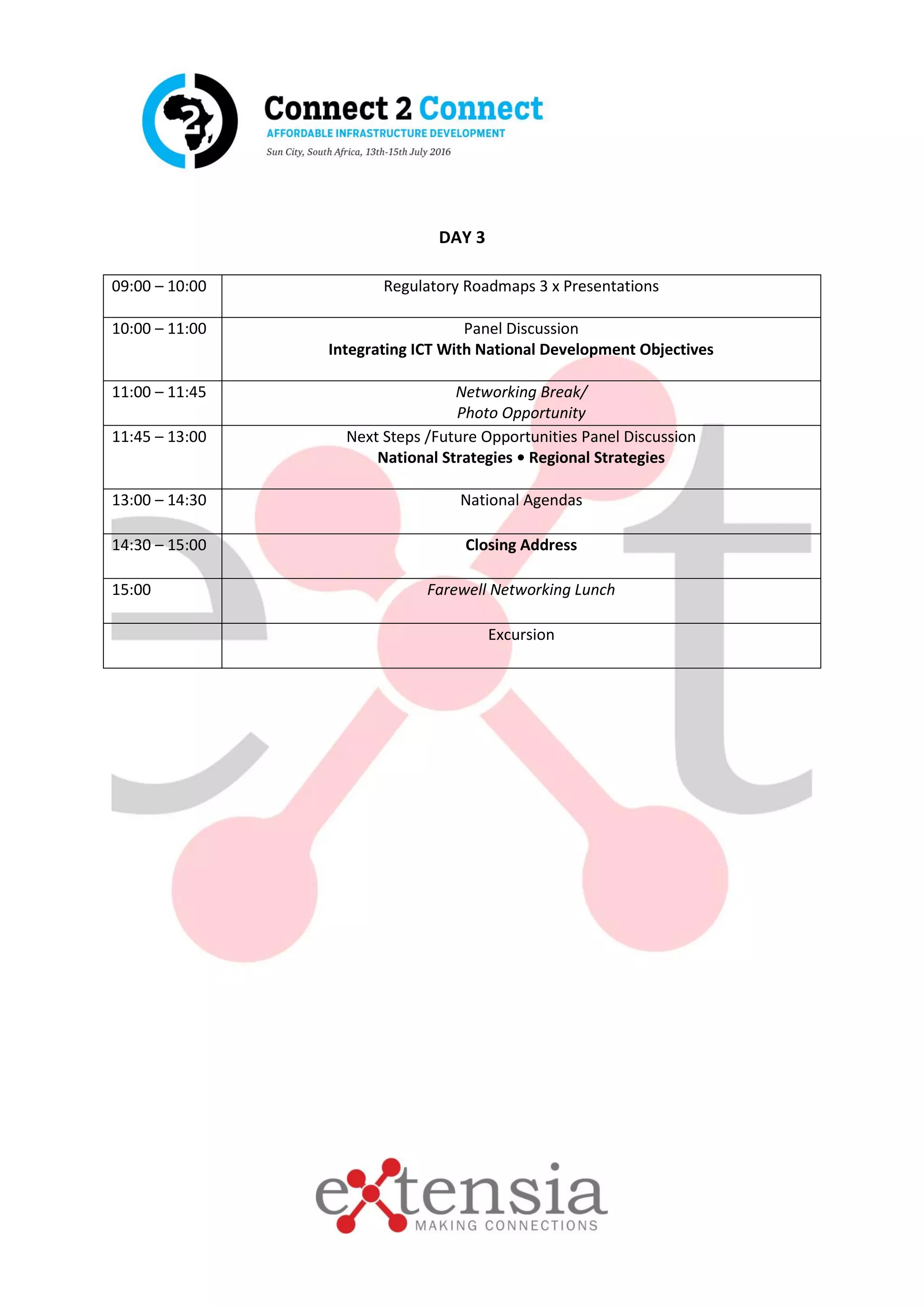 C2C 2016 draft programme. 28.01 | Free Download