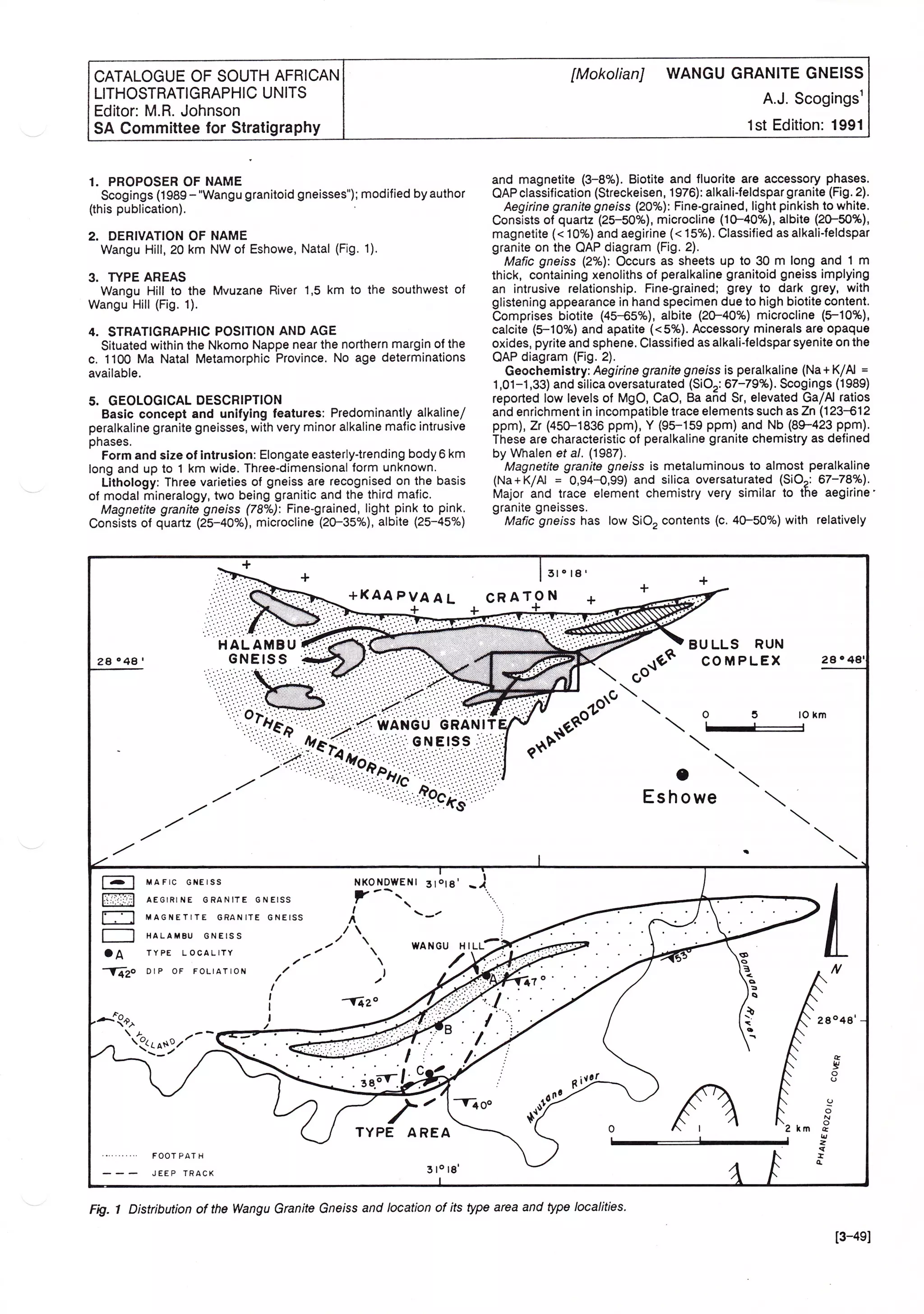 5 SCOGINGS 1991 WANGU GRANITE GNEISS | PDF