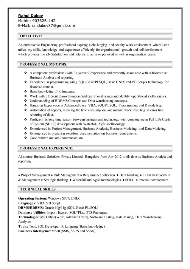 Rahul Resume | PDF