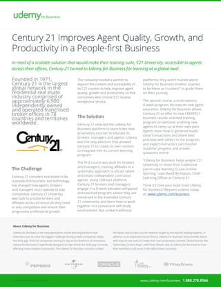 Century 21 Case Study | PDF
