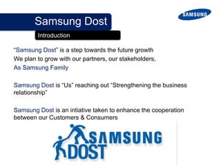SAmsung Dost Presentation V2 | PPTX