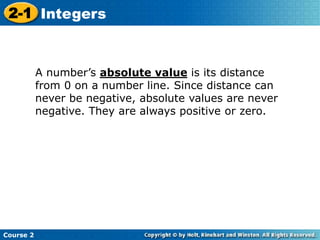 integers | PPT | Programming Languages | Computing