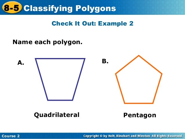 Classifying Polygons