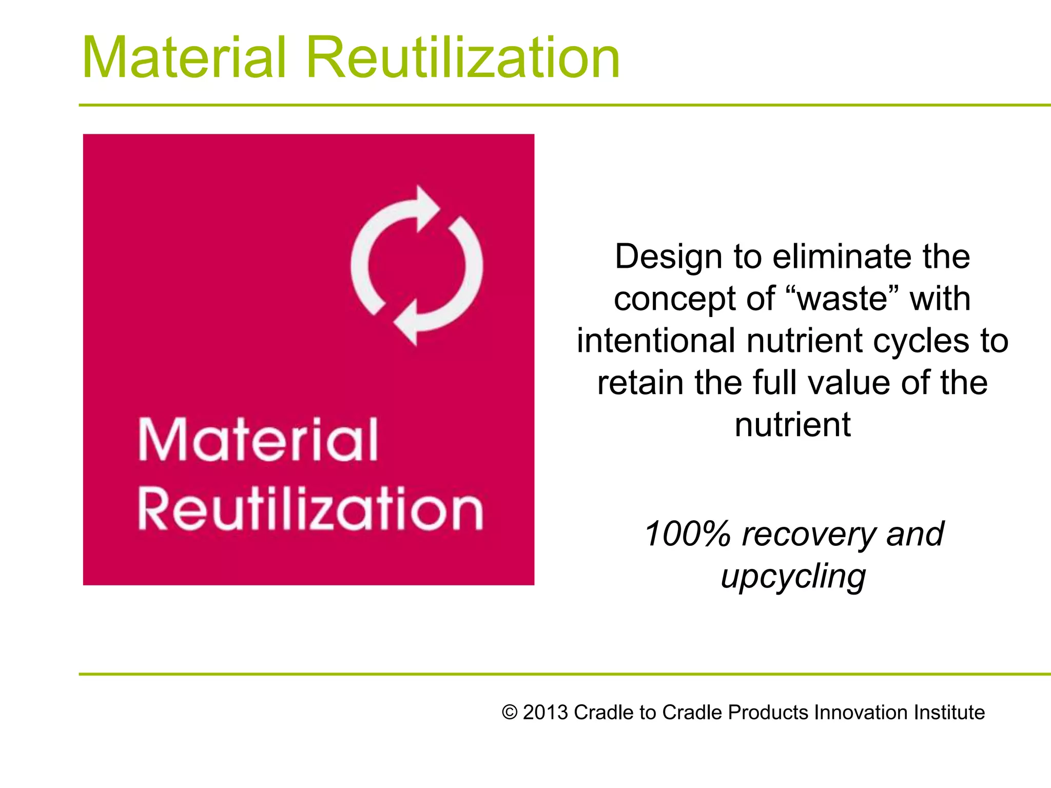 Overview of the Cradle to Cradle Certified products program | PPTX