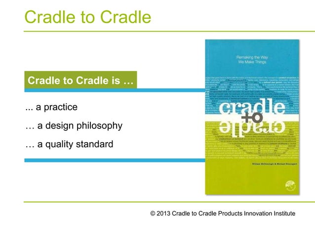 Overview of the Cradle to Cradle Certified products program | PPT