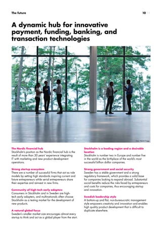 Stockholm, Europe's No.2 FinTech city | PDF
