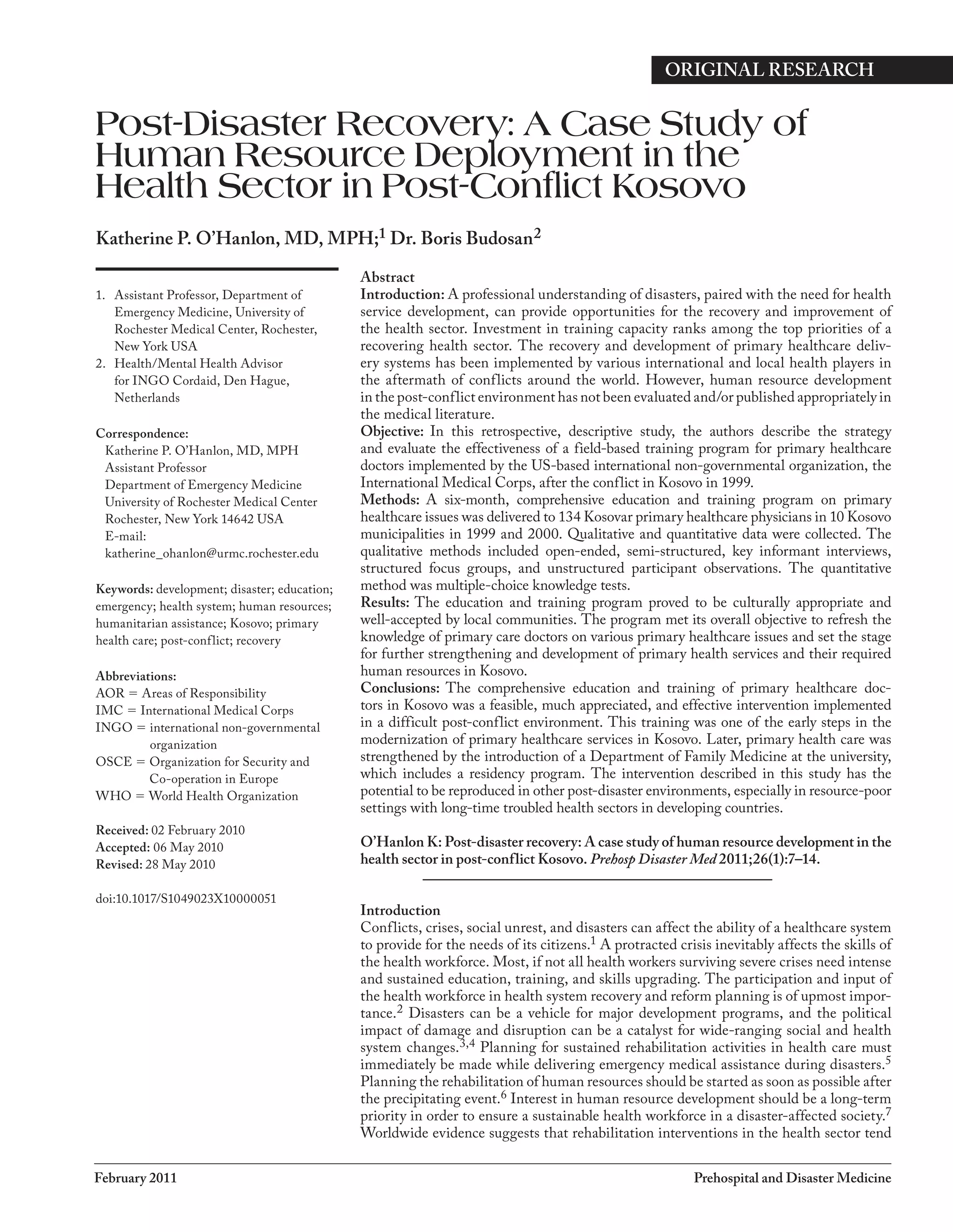 Kosovo paper-published | PDF