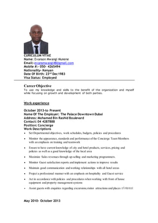 Evans C.V | DOCX