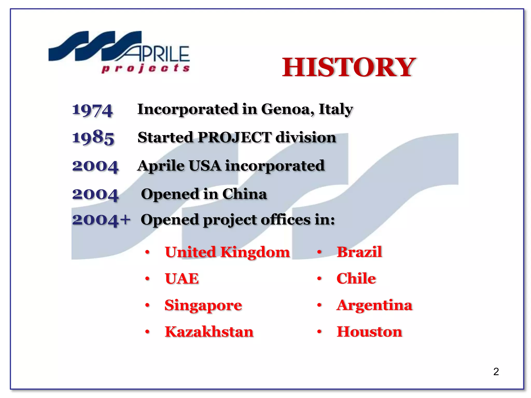 Aprile Project Houston Powerpoint | PPTX