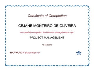 Certificate project_management | PPT