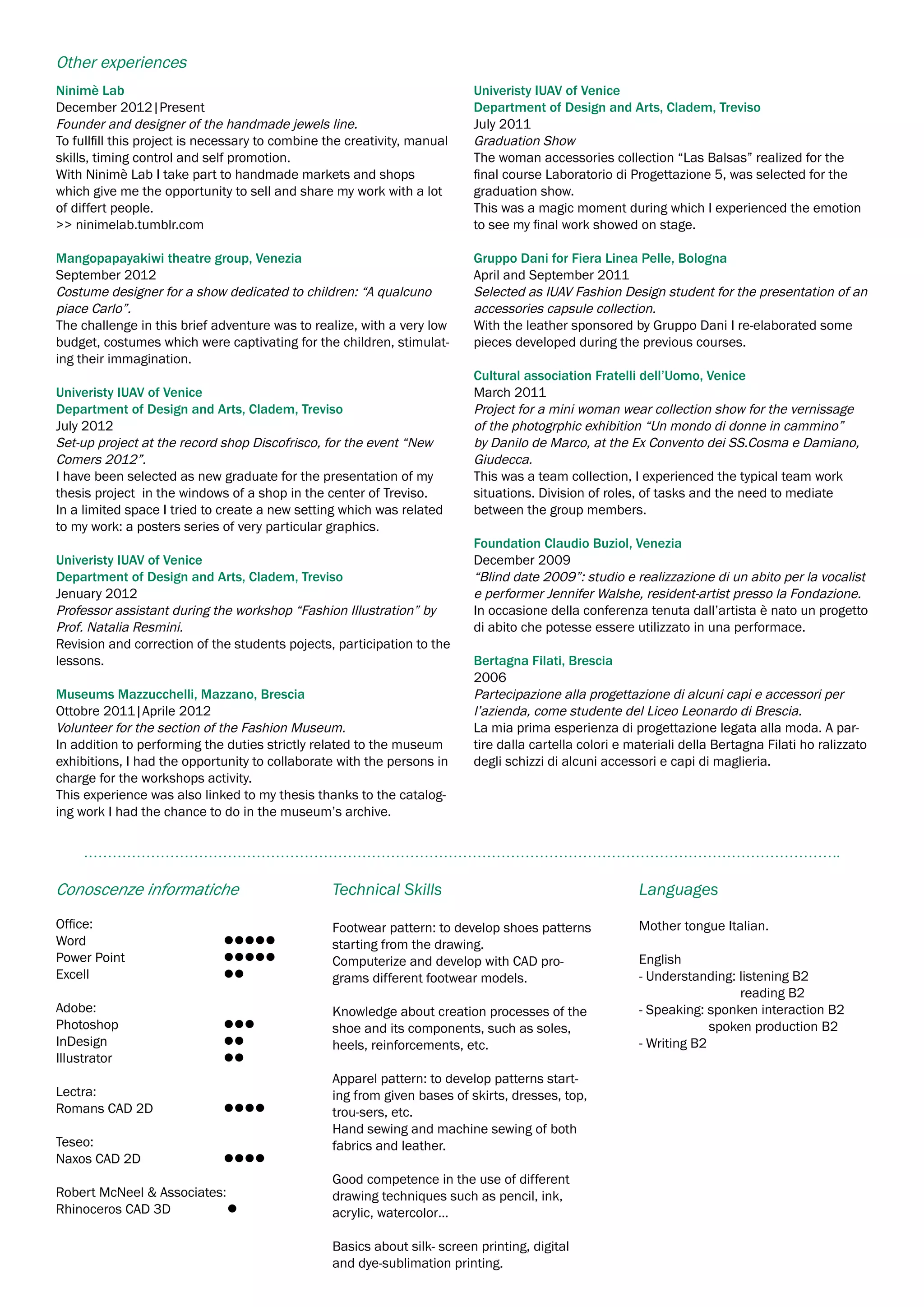 Marta Cosio CV eng | PDF