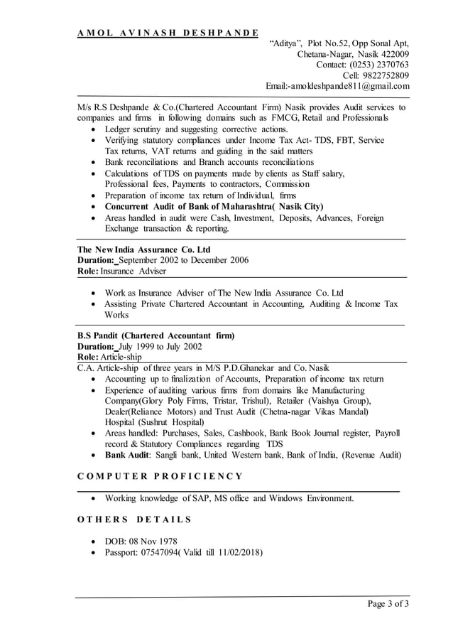 Amol_Deshpande_Resume | PDF