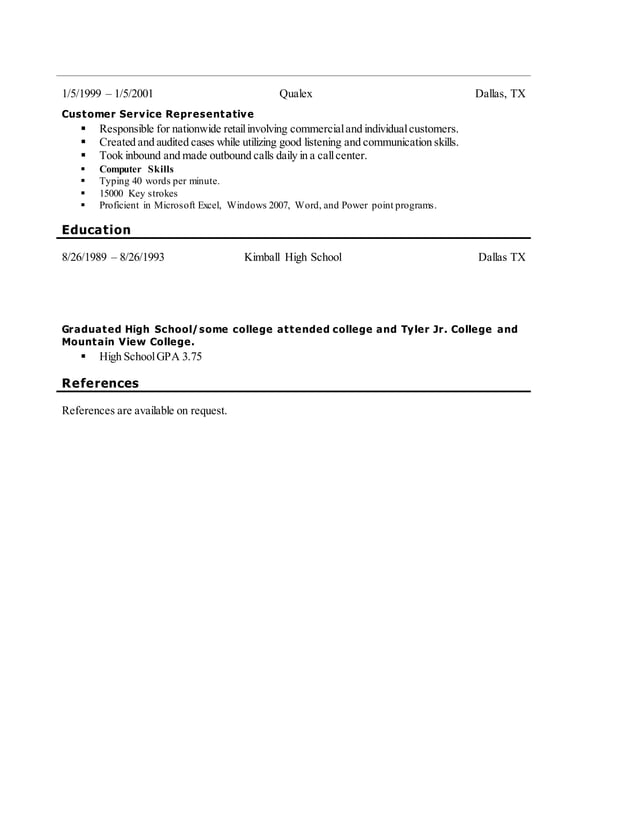 Willieresume26[1] | PDF