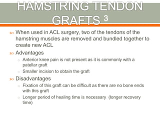 ACL Repair and Return To Play | PPTX
