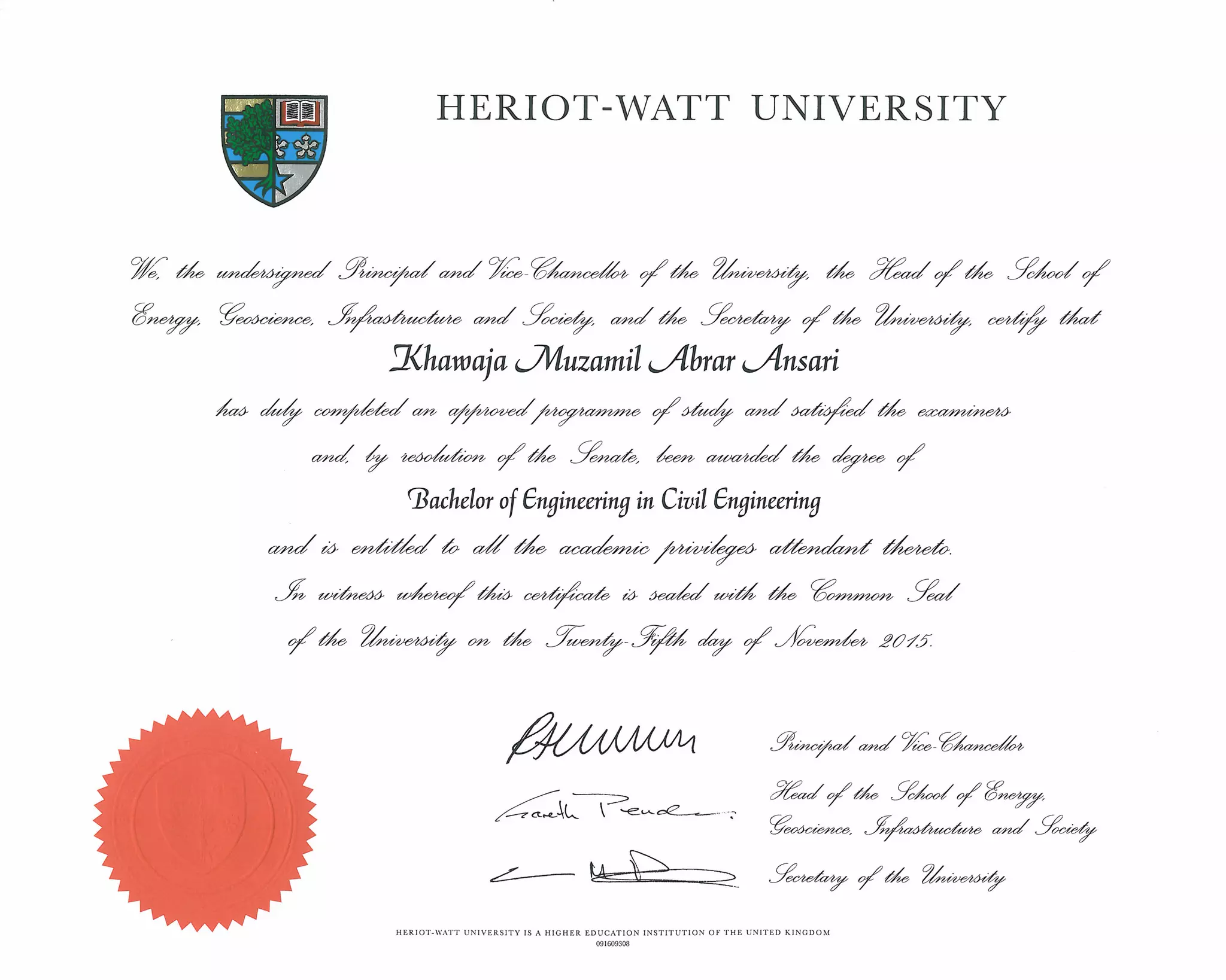 CIVIL ENG.DEGREE WITH ATTESTATION | PDF