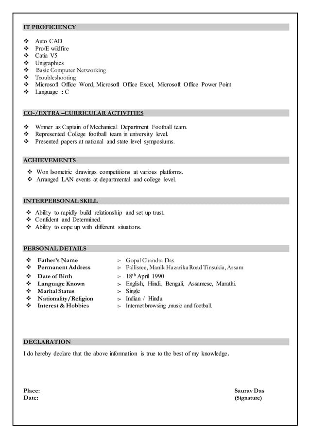 resume saurav | PDF