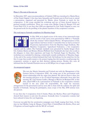 01 Welcome to Sweet Fairtrade Sugar Mauritius v2 | PDF | Business ...