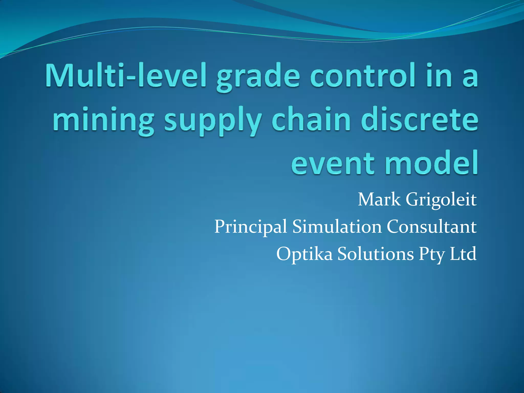 MODSIM presentation | PPT