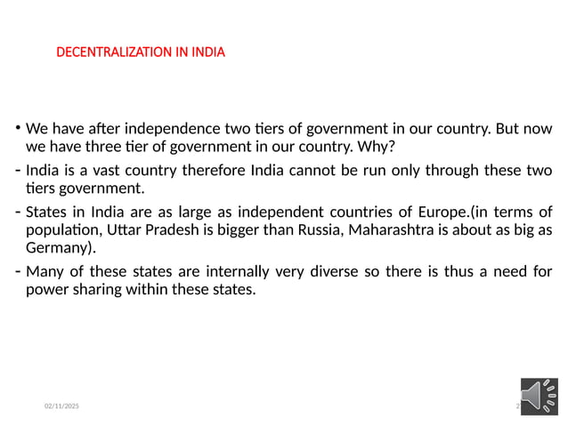Chapter 2 Federalism class 10 CBSE Civics | PPT