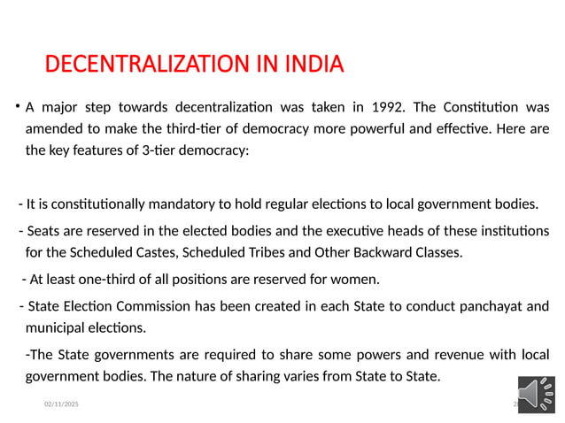 Chapter 2 Federalism class 10 CBSE Civics | PPT