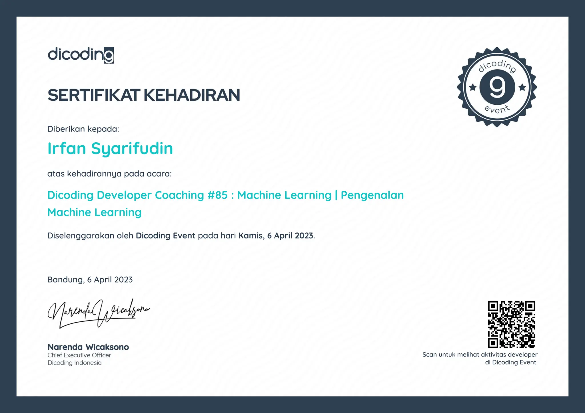 Dicoding Developer Coaching 85 Machine Learning Pengenalan Machine ...