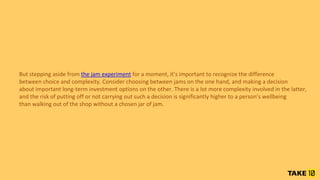 The Paradox of Choice | PPTX