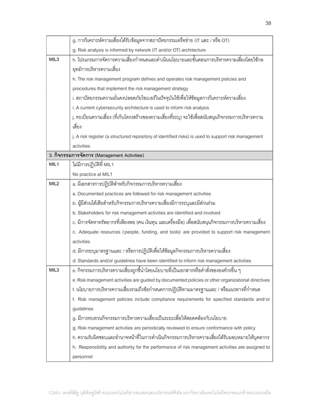 CYBERSECURITY CAPABILITY MATURITY MODEL (C2M2) Version 1.1 | PDF
