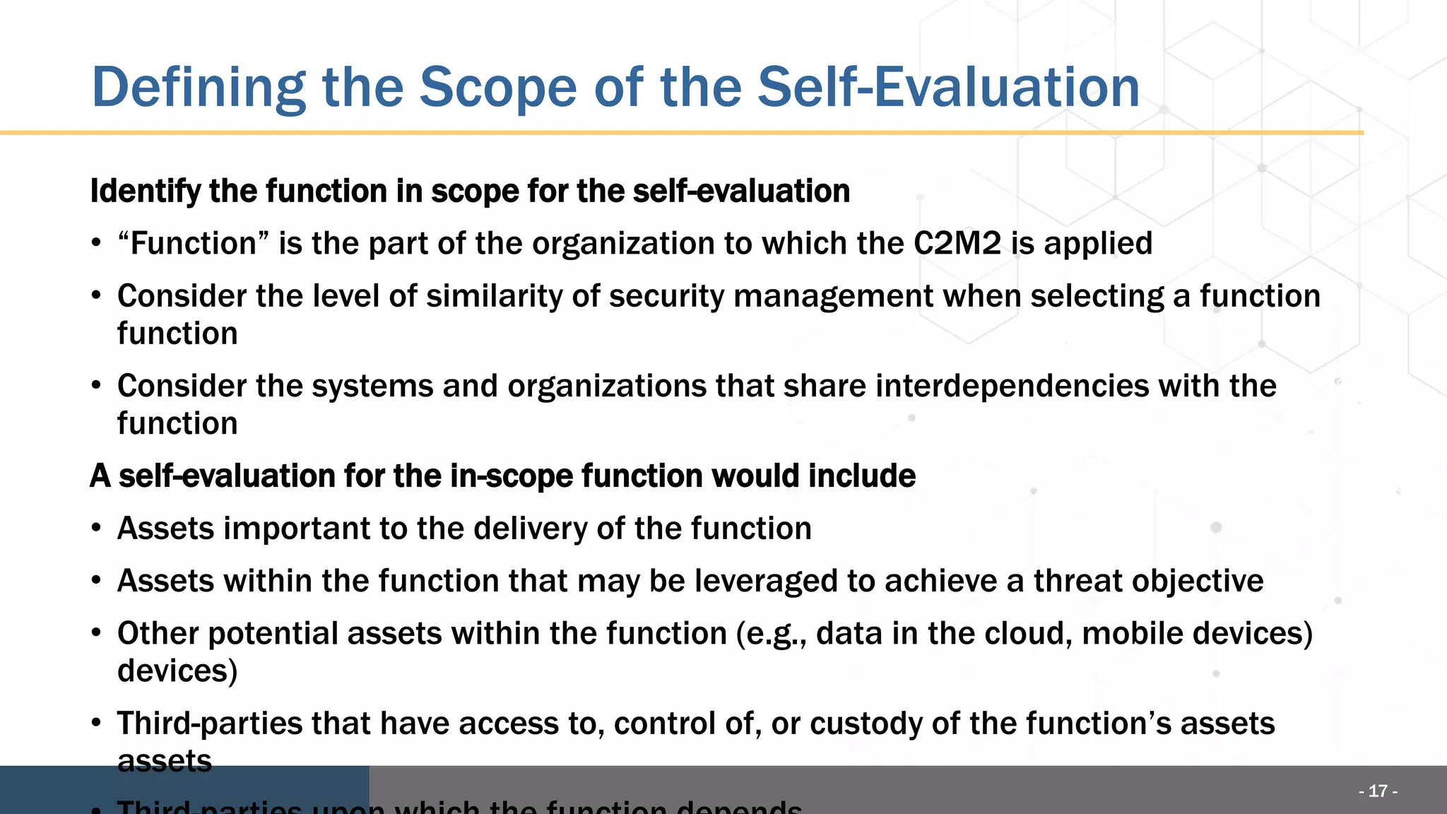 C2M2 V2.1 Self-Evaluation Workshop Kickoff.pptx