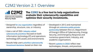 C2M2 V2.1 Overview Presentation -- July 2023.pptx