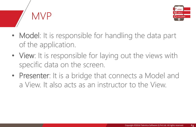 Basics of Android MVP | PPT