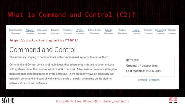 C2 Matrix Anniversary - Blackhat EU 2020 | PPT