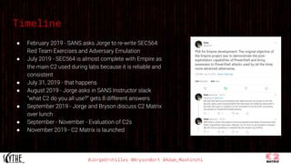 C2 Matrix Anniversary - Blackhat EU 2020 | PPT