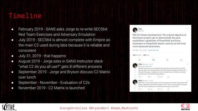 C2 Matrix Anniversary - Blackhat EU 2020 | PPT