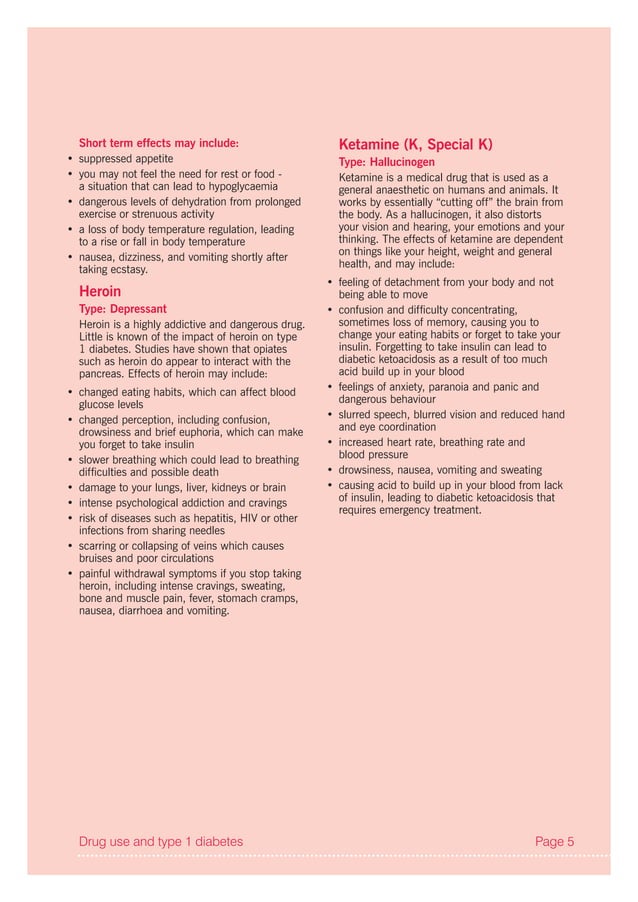 C2 ndss drug use and type1 diabetes | PDF