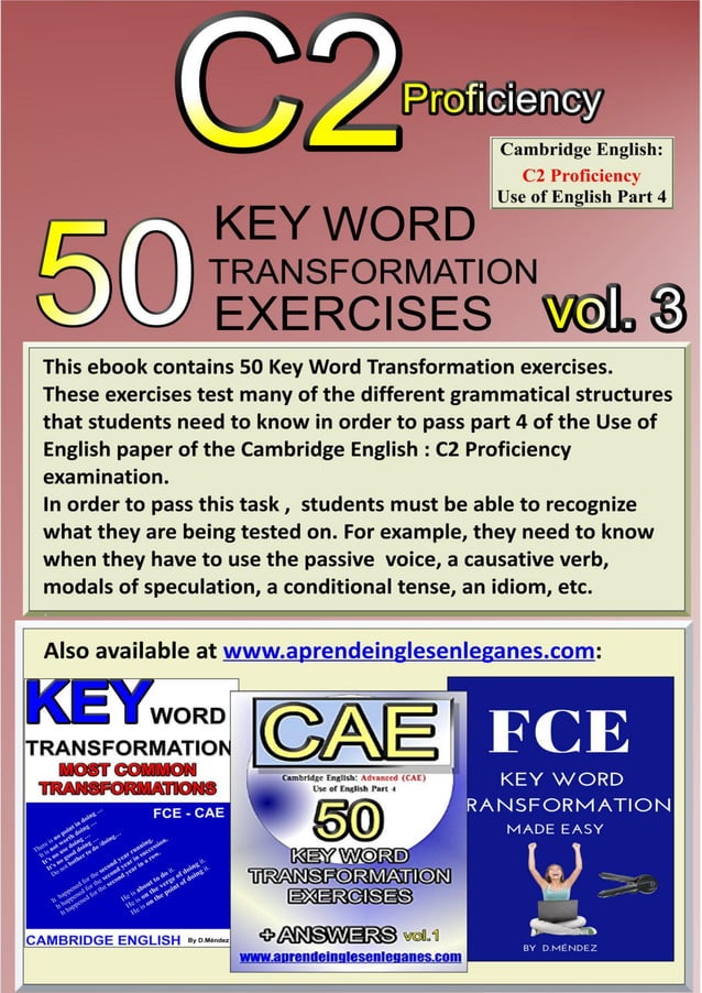 C2 KEY WORD TRANSFORMATION | PDF | Homework and Study | Education