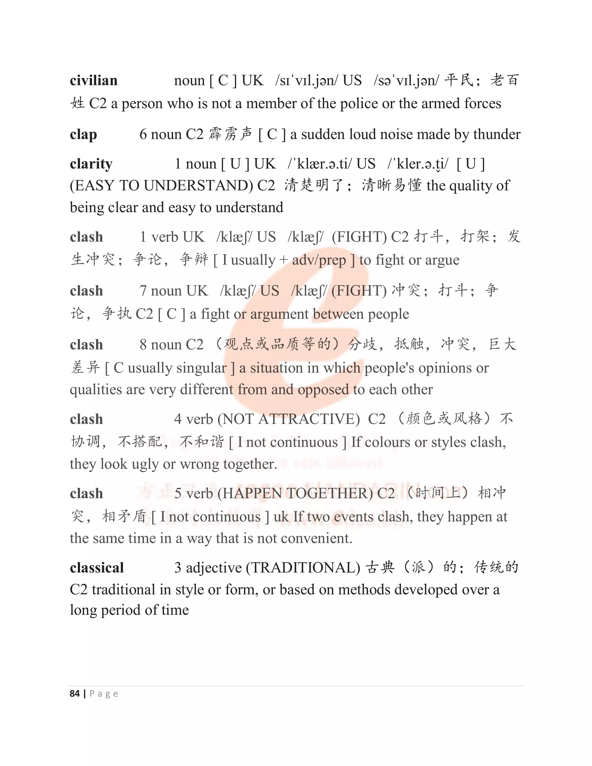 C2 Proficiency (CPE) 3000 English Vocabulary C2 精通级 3000 英语词汇 Version ...