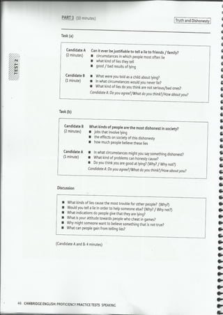 C2 proficiency test speaking practice | PDF