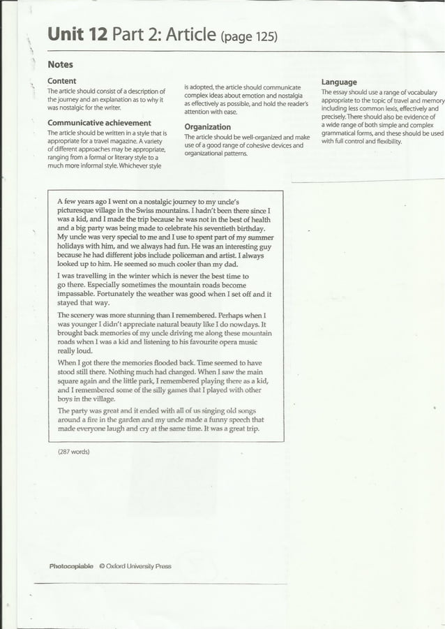 C2 proficiency writing test samples without feedback | PDF