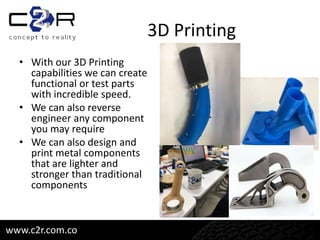 C2R ENGINEERING CUSTOM AUTOMOTIVE COMPONENTS | PPTX