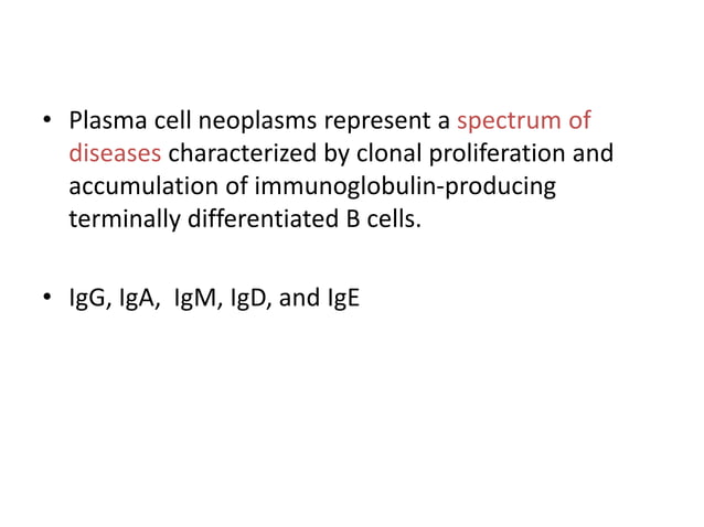 Multiple myeloma and plasmacytoma | PPTX | Blood Disorders | Diseases ...