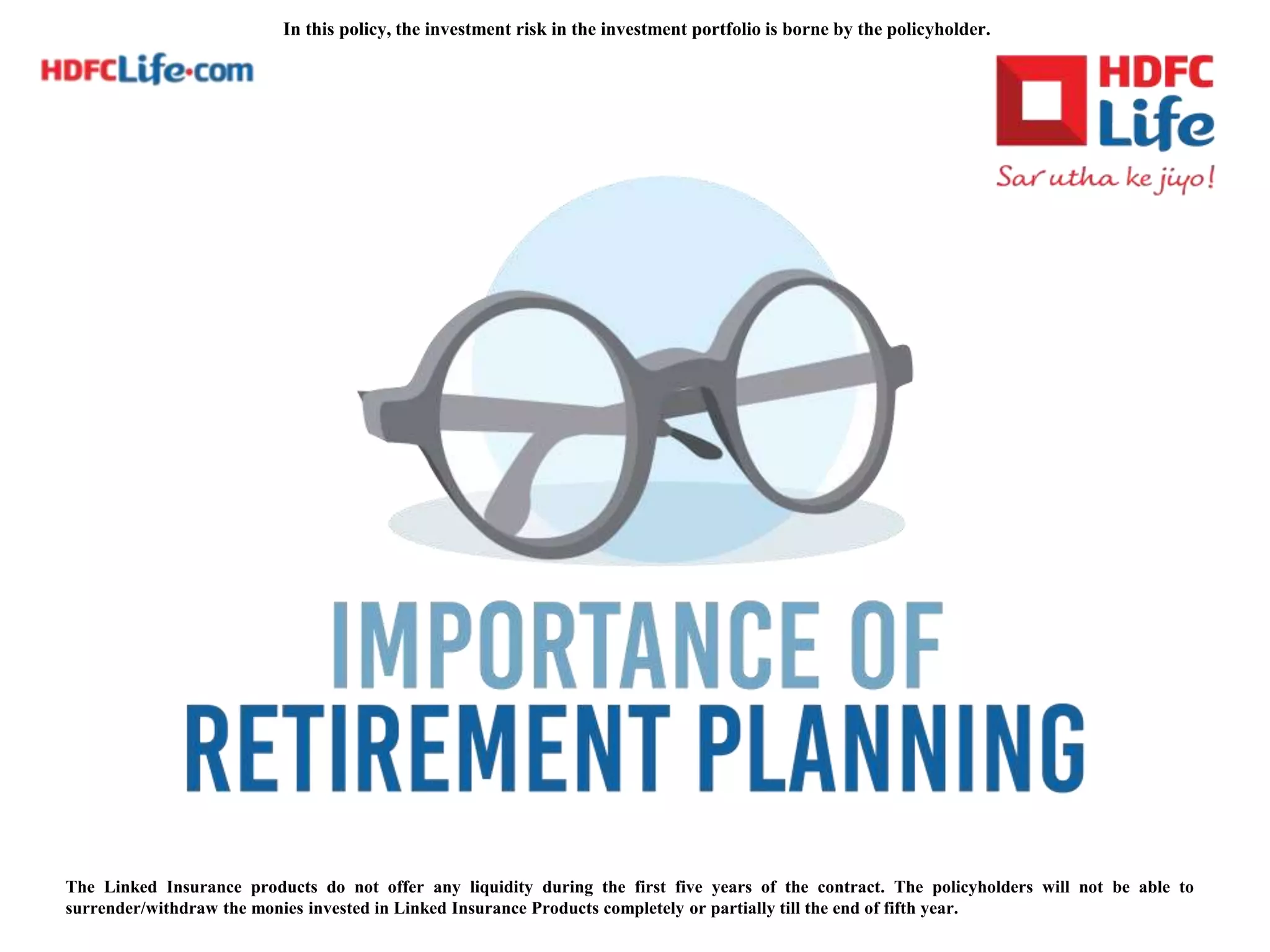 Importance of Retirement Planning | PPTX