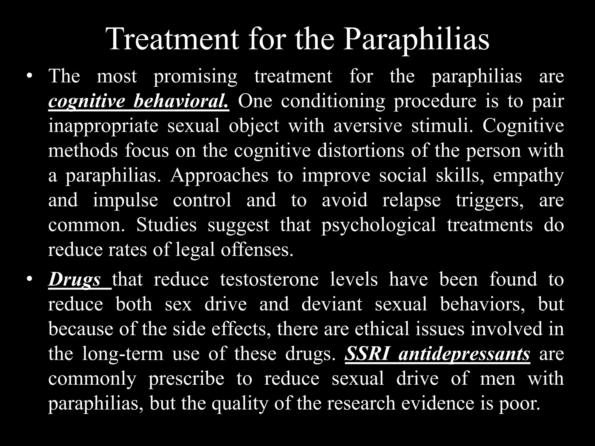 sexual disorders | PPTX