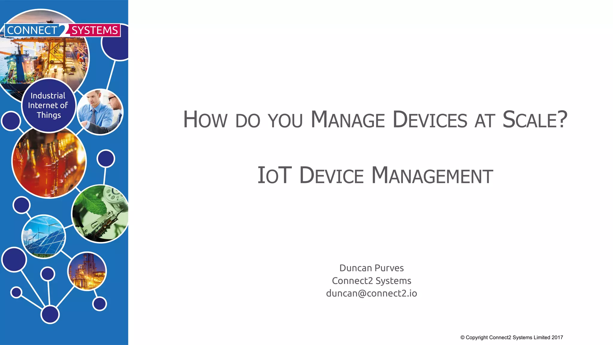 How do you manage Internet of Things (IoT) devices at scale | PDF