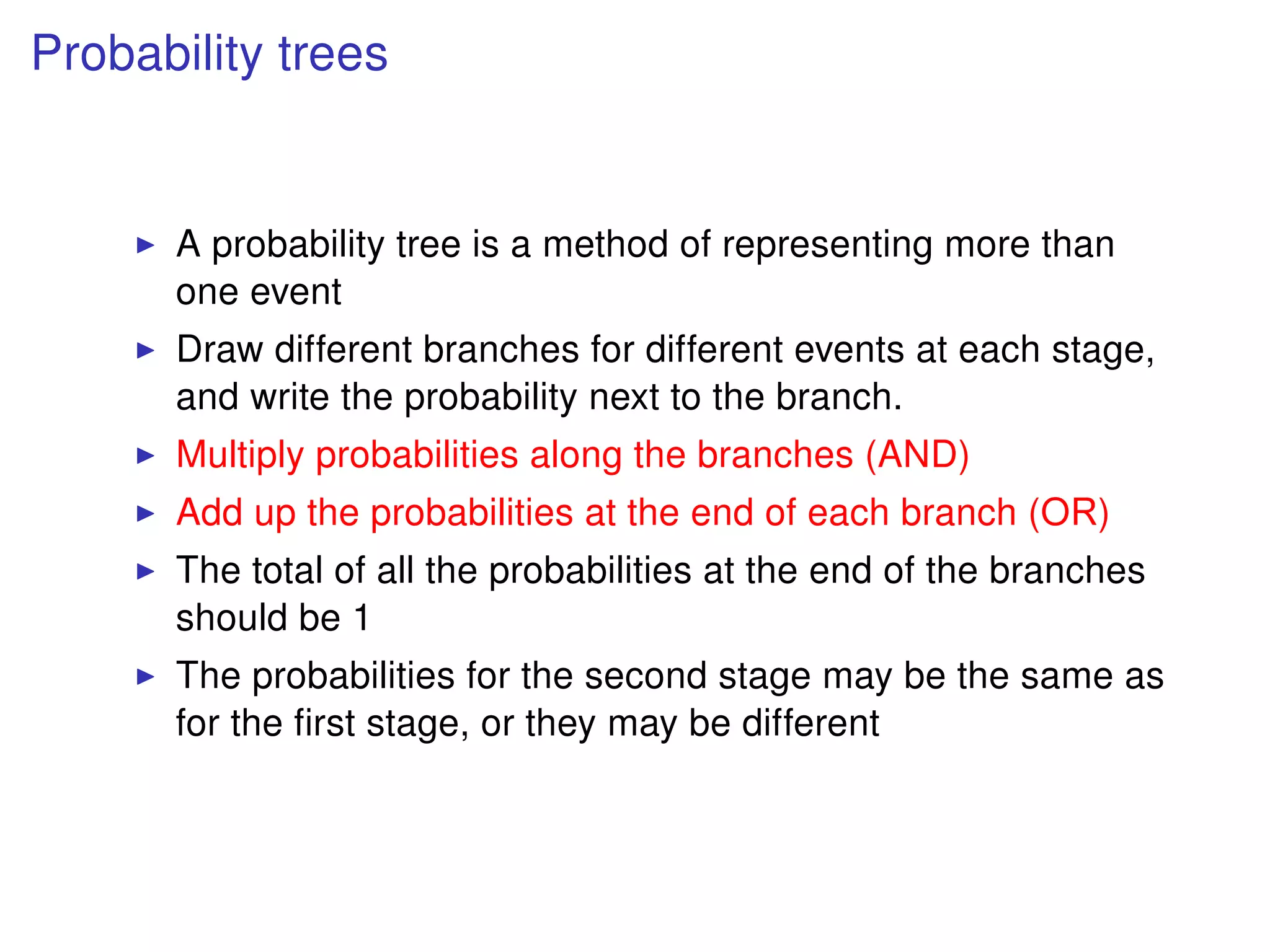 C2 st lecture 9 probability handout | PPT