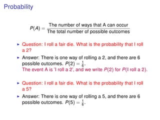C2 st lecture 9 probability handout | PPT | Free Download