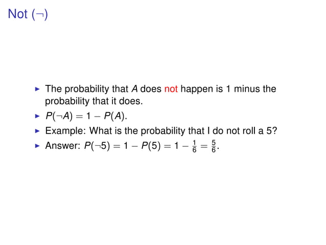 C2 st lecture 9 probability handout | PPT